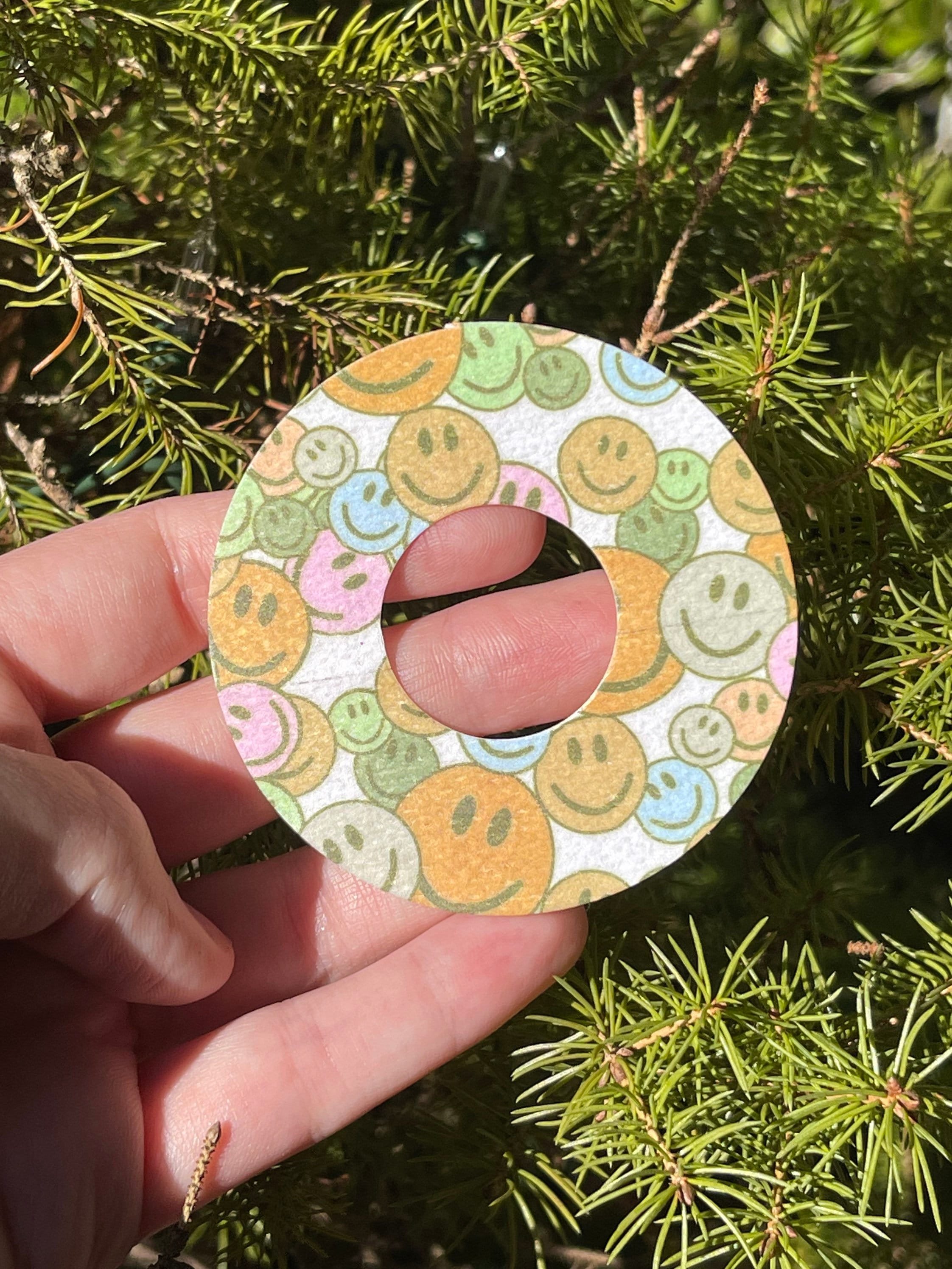 Retro Smiley Face Freestyle Libre Overlay Patch - Etsy