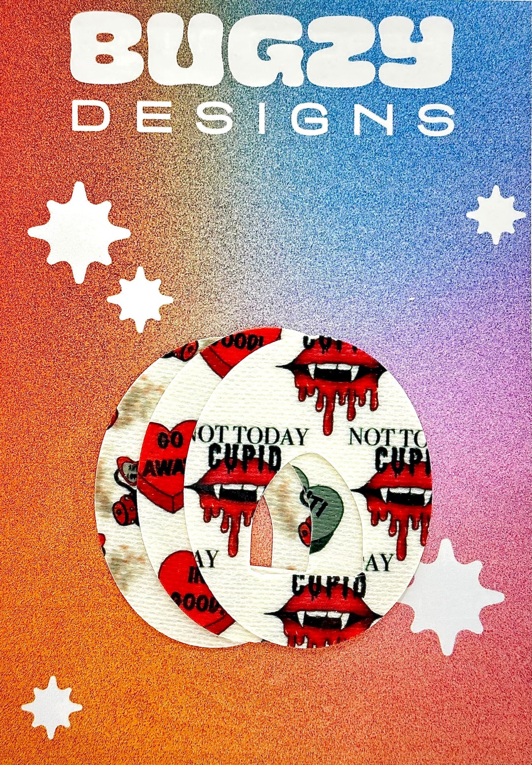 Tandem Anti Valentines Day Overlay Patch - Etsy