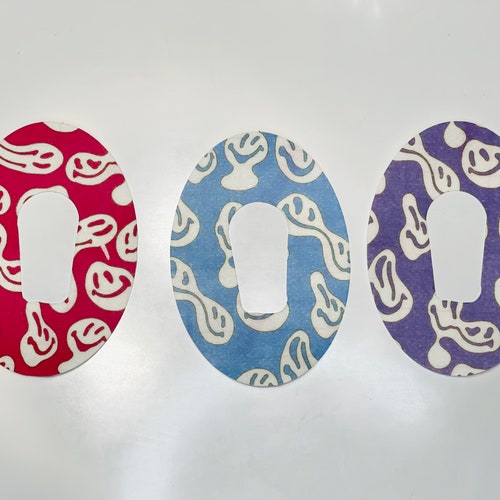 Wonky Smiley Face Dexcom G6 Overlay Patch - Etsy