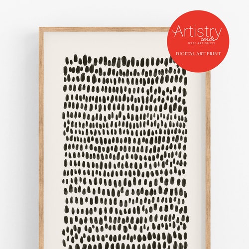 DIGITAL DOWNLOAD Art Printtwo Circle Dots Print Wall - Etsy