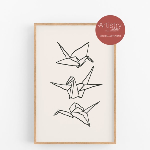 Origami Paper Crane - Etsy