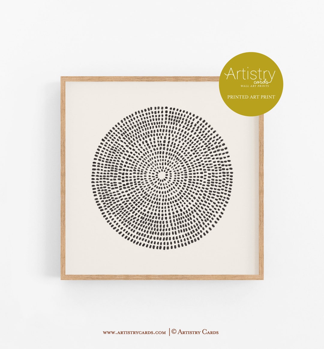 PRINTED ART Print,circle Watercolor Print Wall Art,minimalist Art Print ...