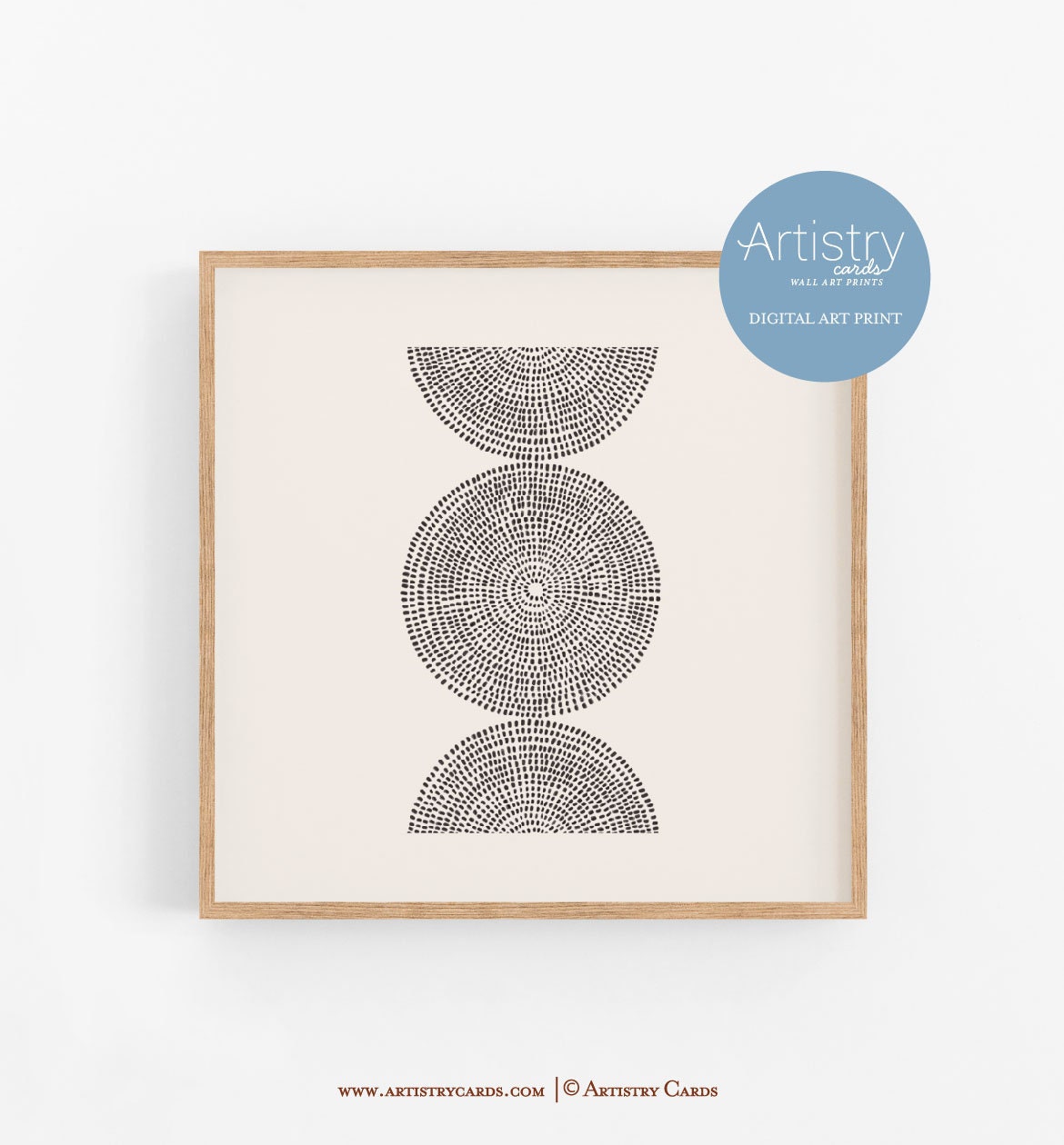 DIGITAL DOWNLOAD Art Printfull and Half Circle Print Wall - Etsy