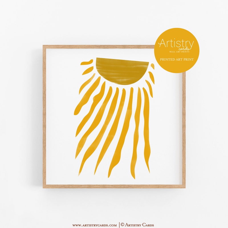Yellow Sun - Etsy