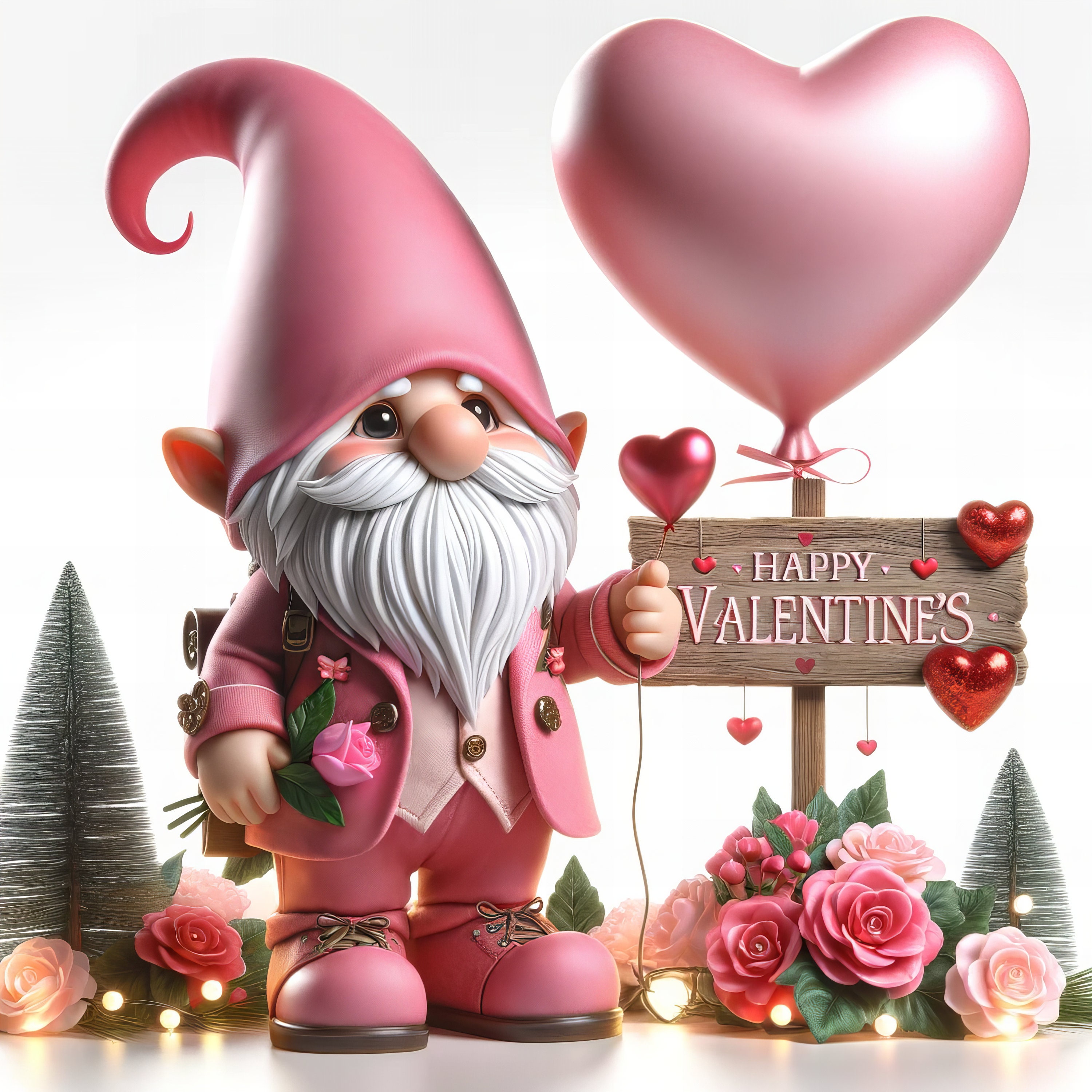 Gnome Valentine Clipart 10 High Quality Pngs Gnome Png , Instant ...