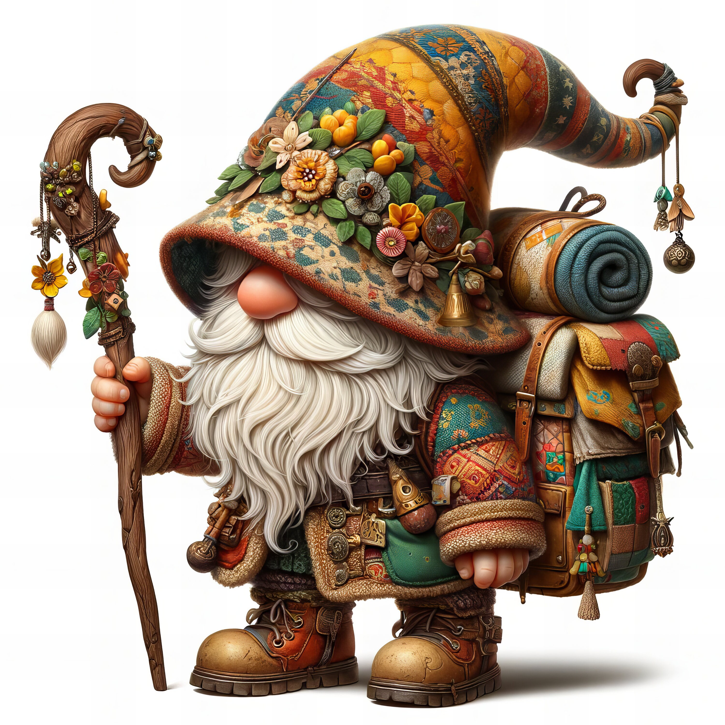 Gnome Spring Clipart | 10 High Quality Pngs | Gnome Png| Instant ...