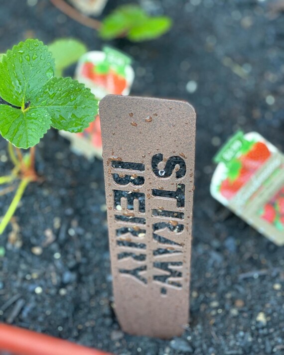 Large Garden Row-plant Markers/cnc Cut & Powder Coated | Etsy