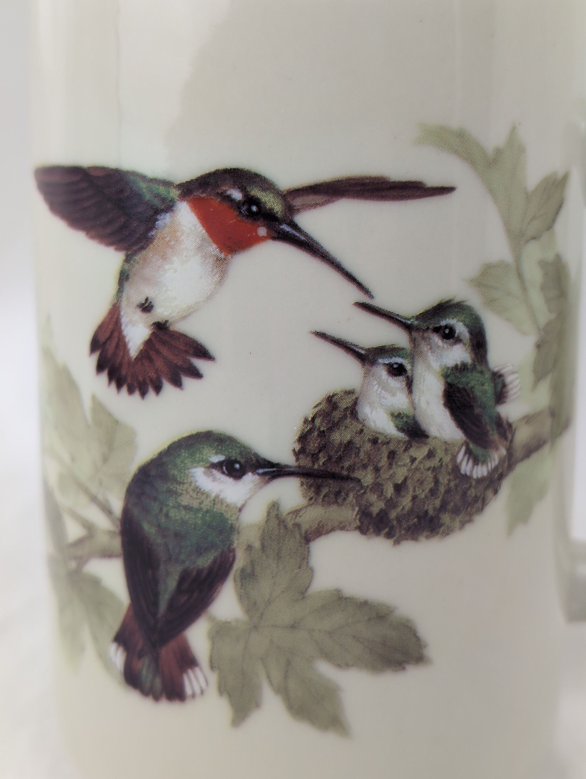 Vintage Otagiri Japan Hummingbird Family Nest 5 Mug Cup - Etsy