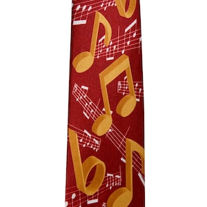 Mens Musical Instrument Musical Notes Tie Music New Neckties 10 Designs ...