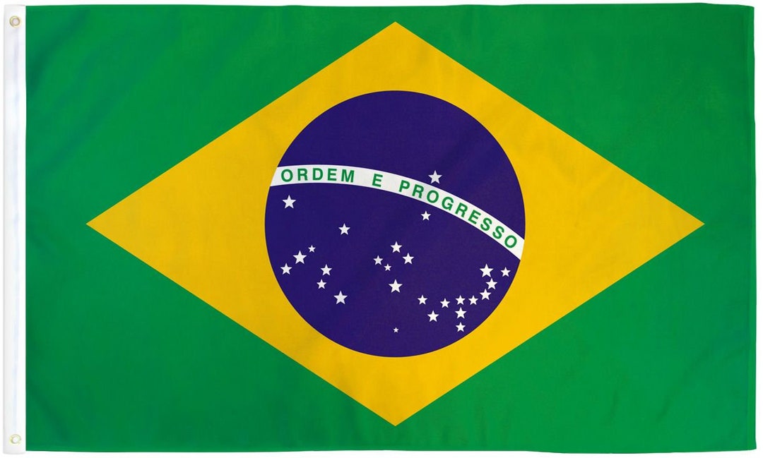 Brazil Polyester Flag 3x5 Feet Indoor Outdoor Flag - Etsy