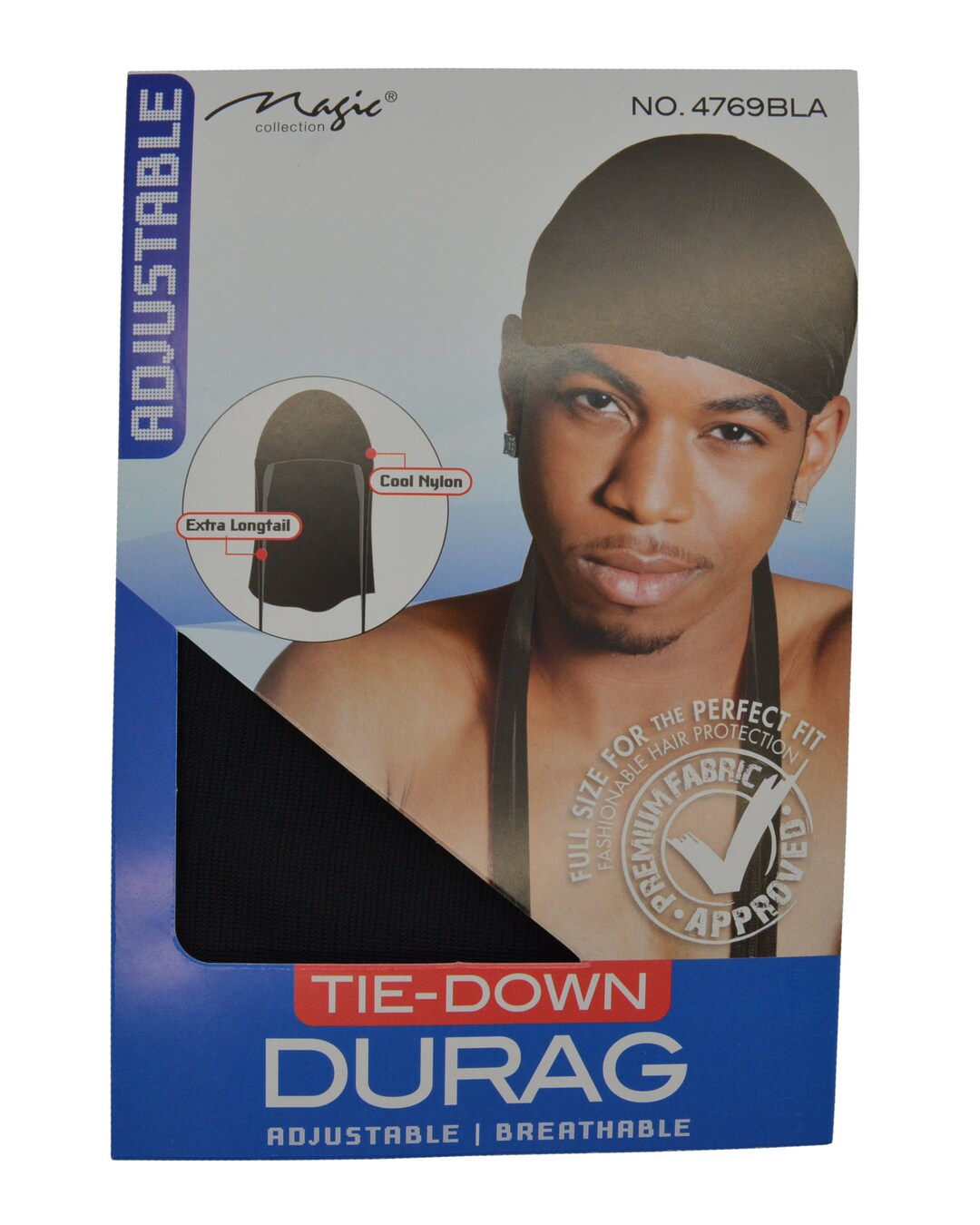6 Packs, 12 Packs Deluxe Du-rag Glowing Shiny & Silky Black Color - Etsy