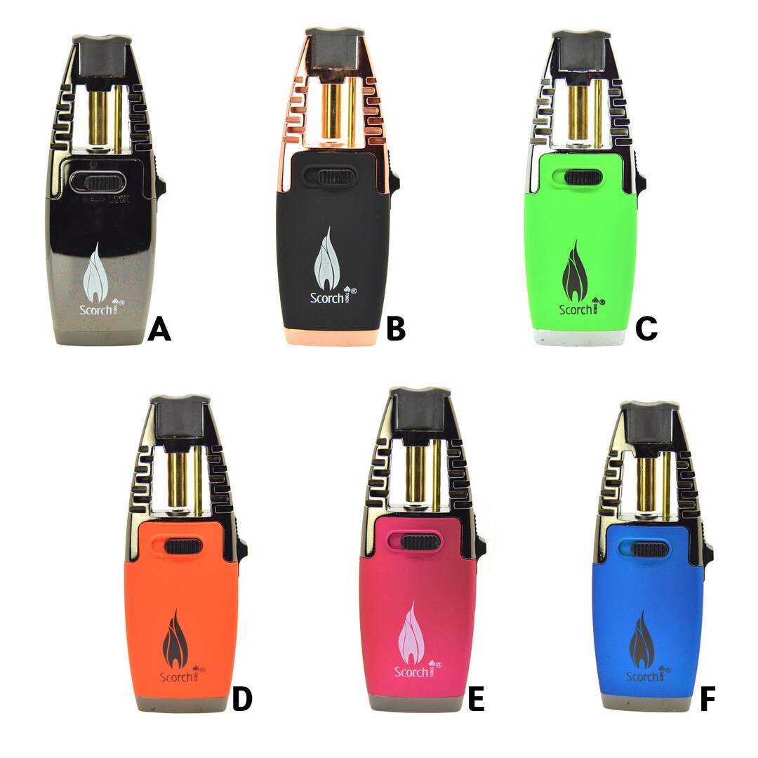 Scorch Butane Stainless Steel Torch Flame Refillable Lighter - Etsy