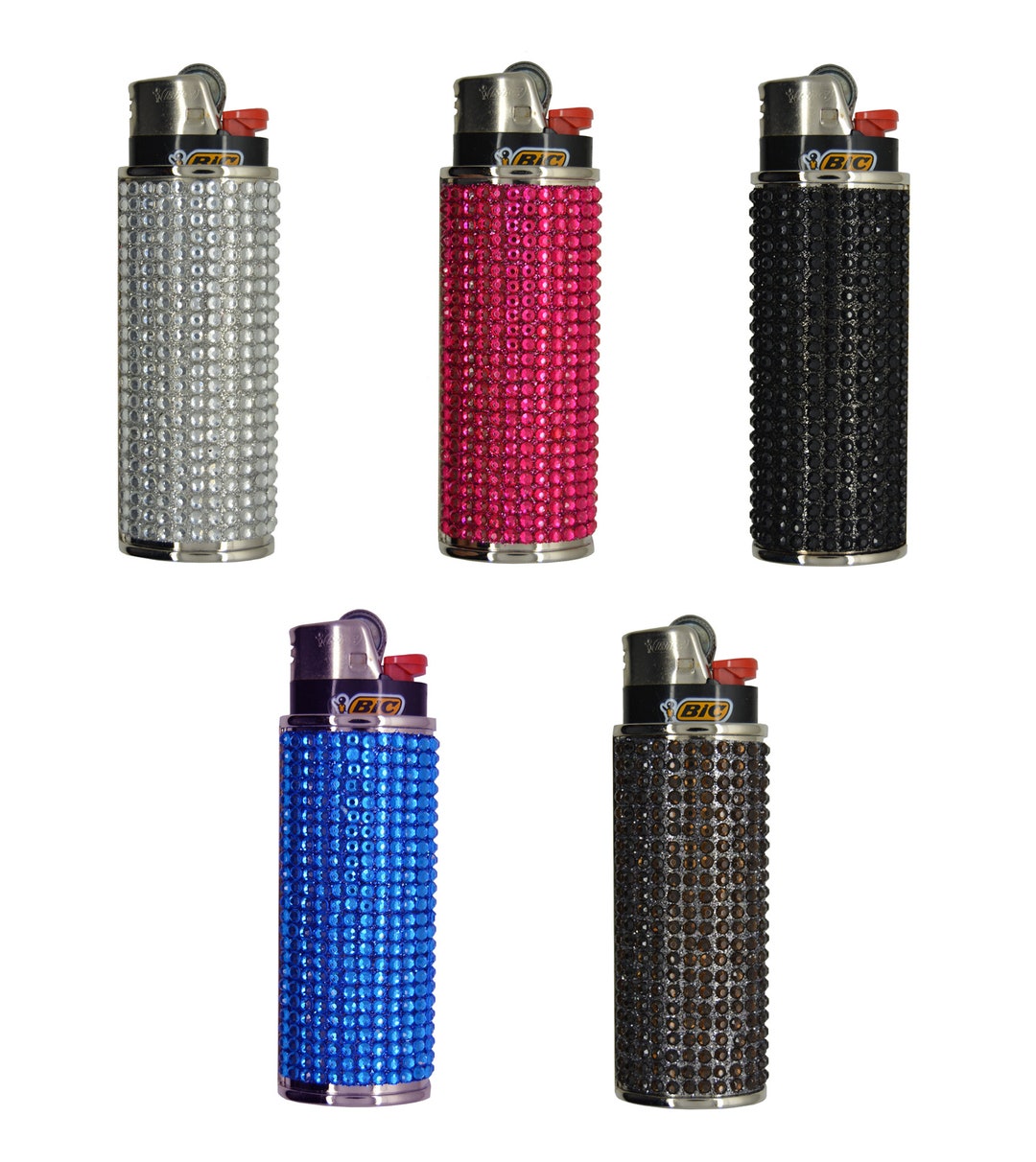 Cigarette Lighter "rhinestone Case for Bic Lighters, Includes Authentic ...
