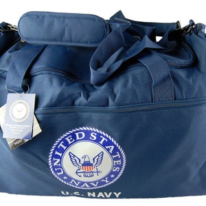 21" Military U.S. Navy, Air Force Official Licensed Duffel Bag Gym Bag ...