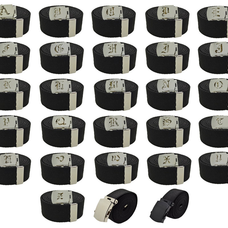 Black Web Belts - Etsy