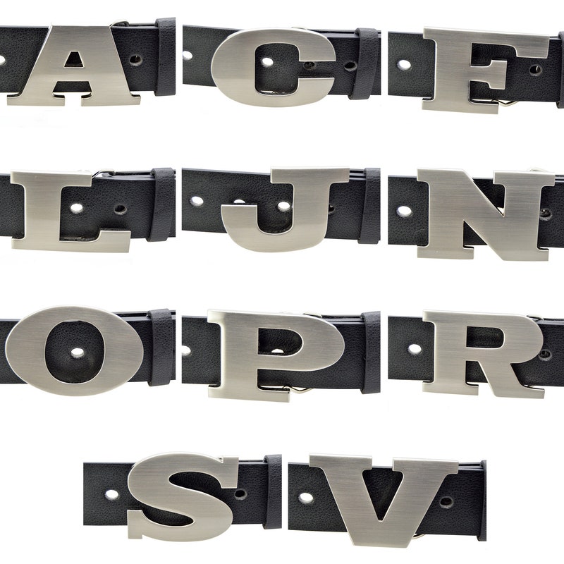 O Initial Belt Buckle - Etsy