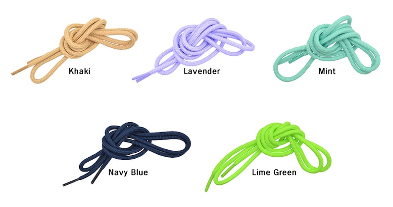 Round Athletic Sports Sneaker Strings Shoelace 27",36",45",54 Inch - Etsy