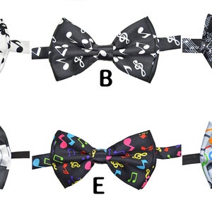 Unisex Music Note Tuxedo Wedding Dress Music Concert Bow Tie - Etsy