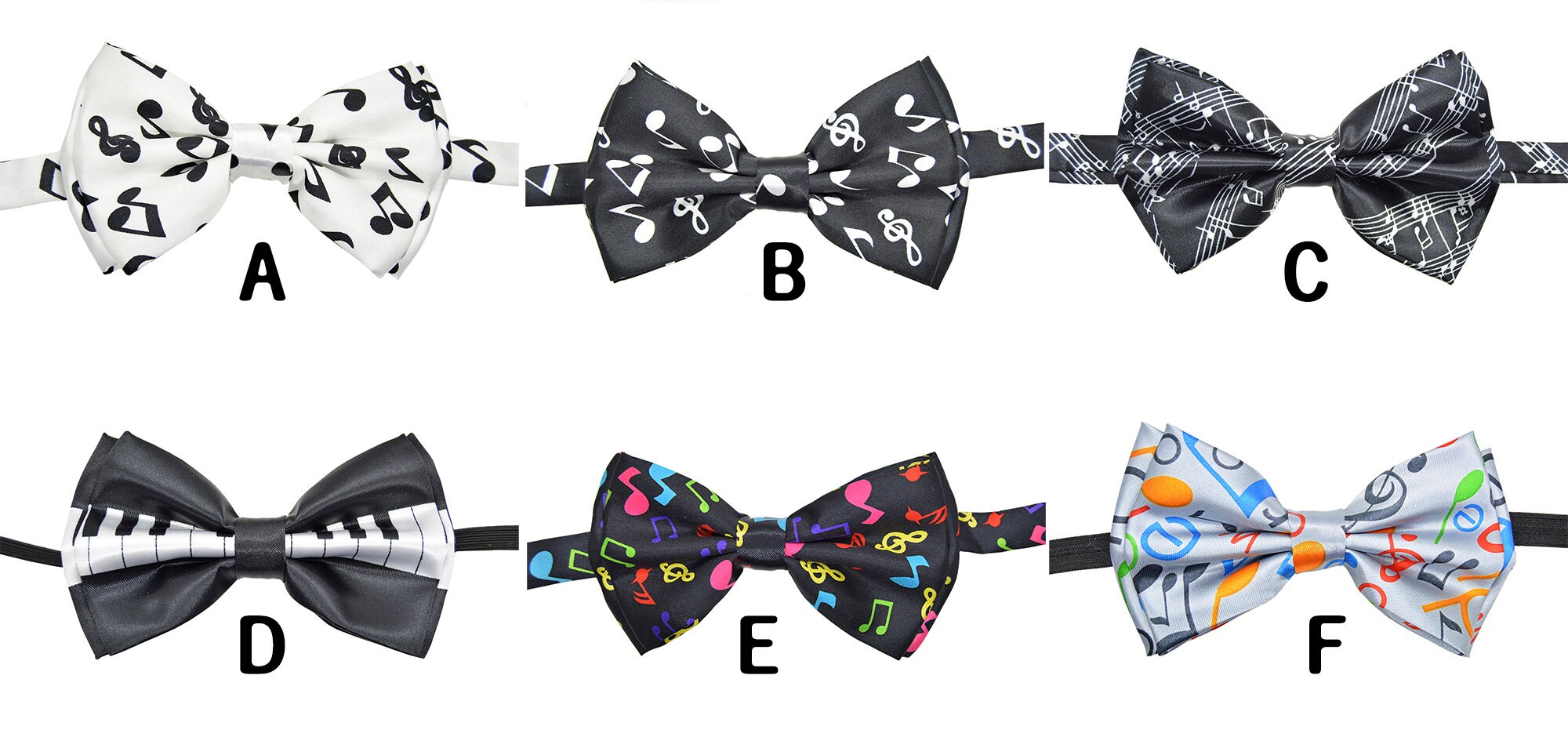 Unisex Music Note Tuxedo Wedding Dress Music Concert Bow Tie - Etsy