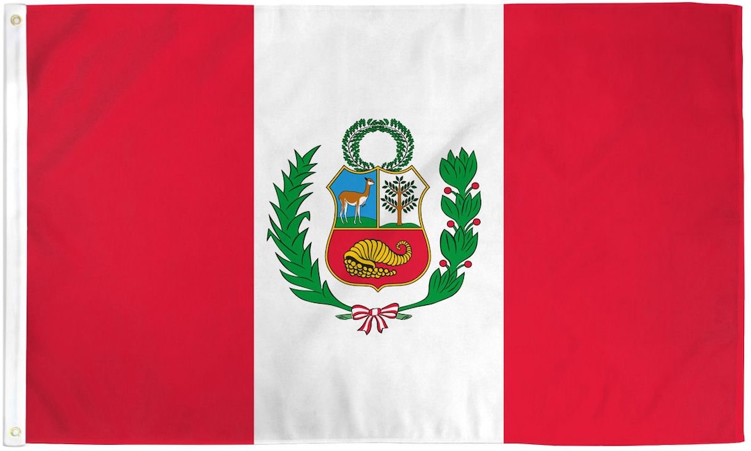 Peru Polyester Flag 3x5 Feet Indoor Outdoor Flag - Etsy