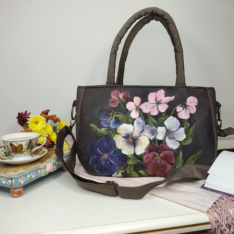 Hand Painted Handbag - Etsy