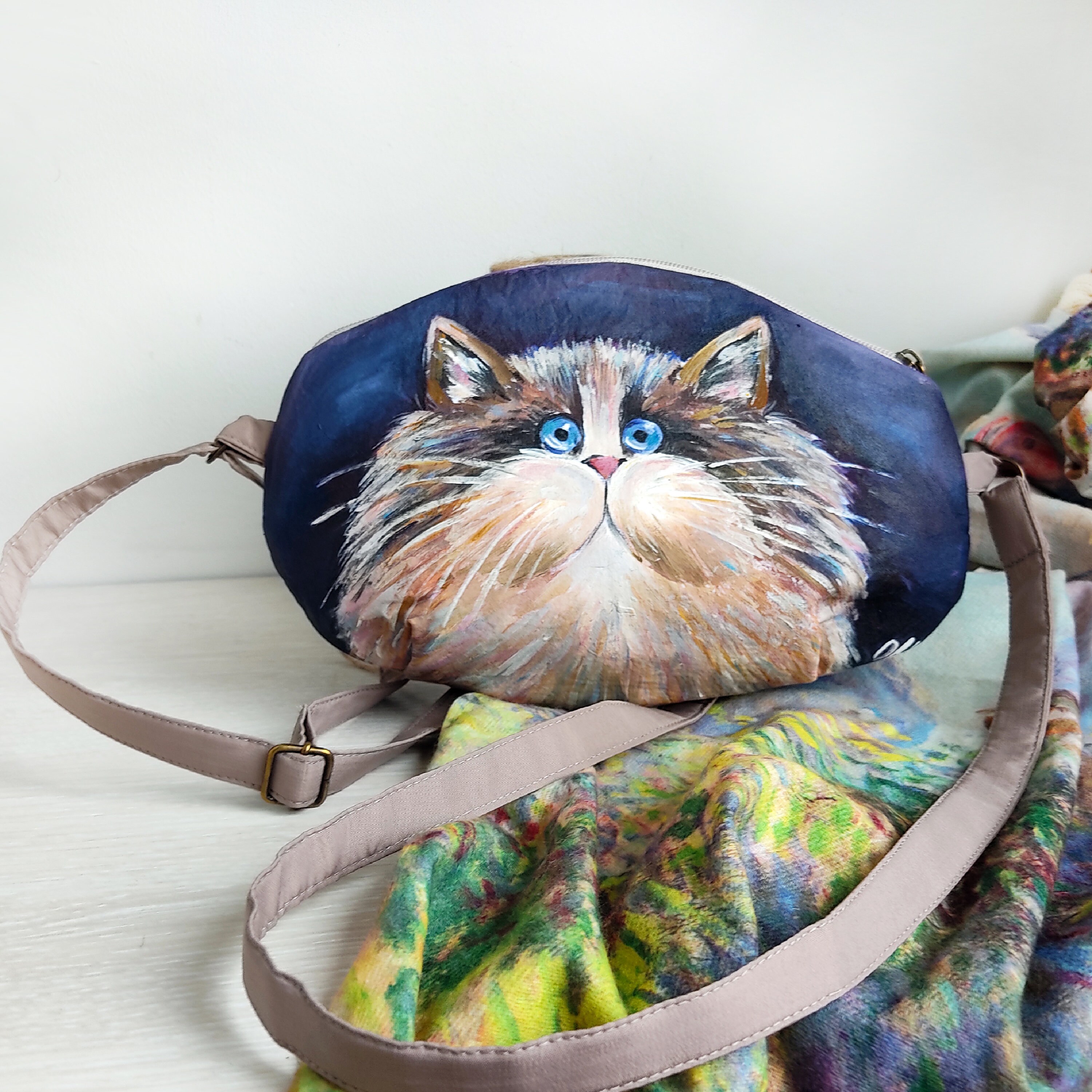 Funny Cat Mini Purse Custom Cat Lover Gift Cute Crossbody | Etsy