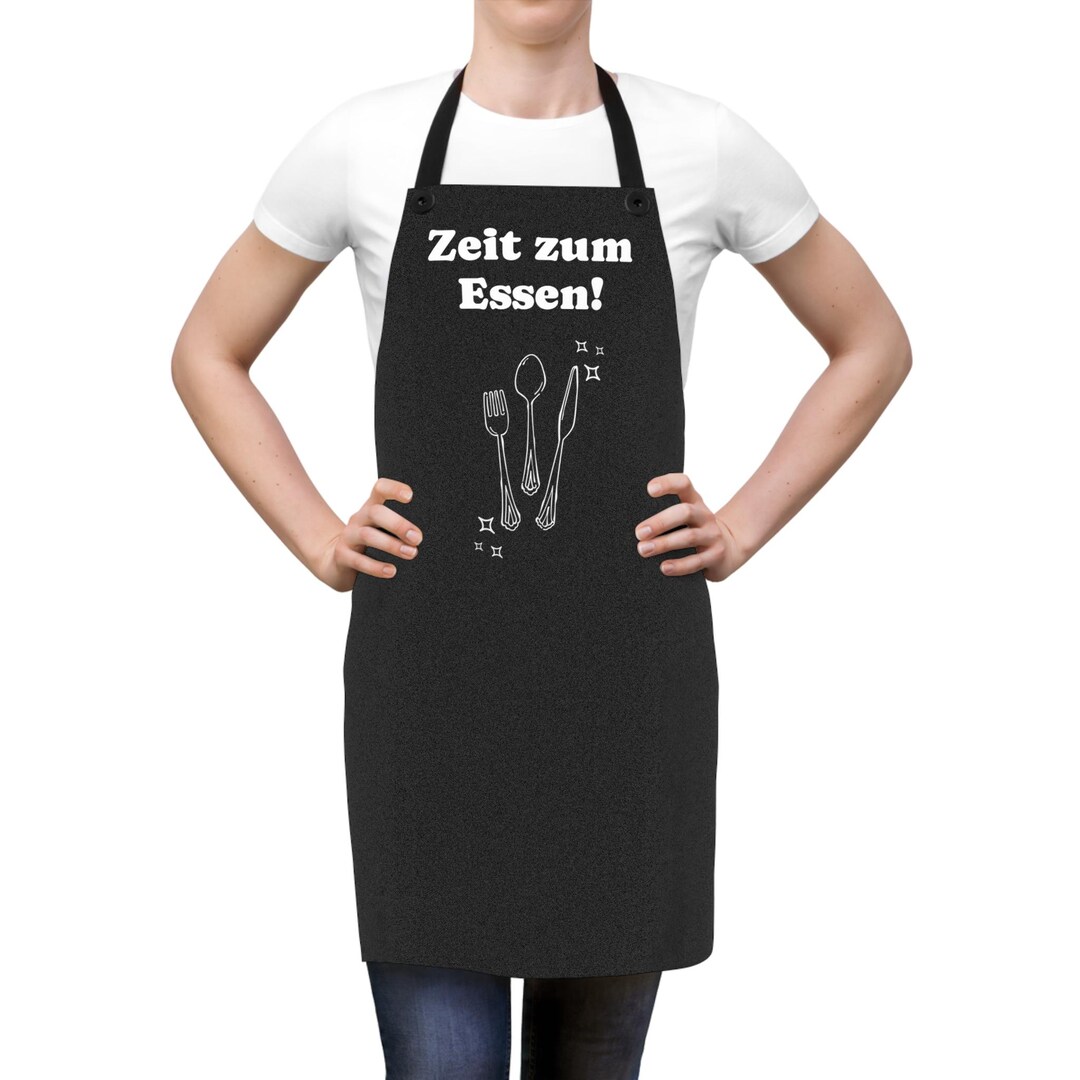 Zeit Zum Essen! German Kitchen Apron: Foodie Gift for German Speakers ...