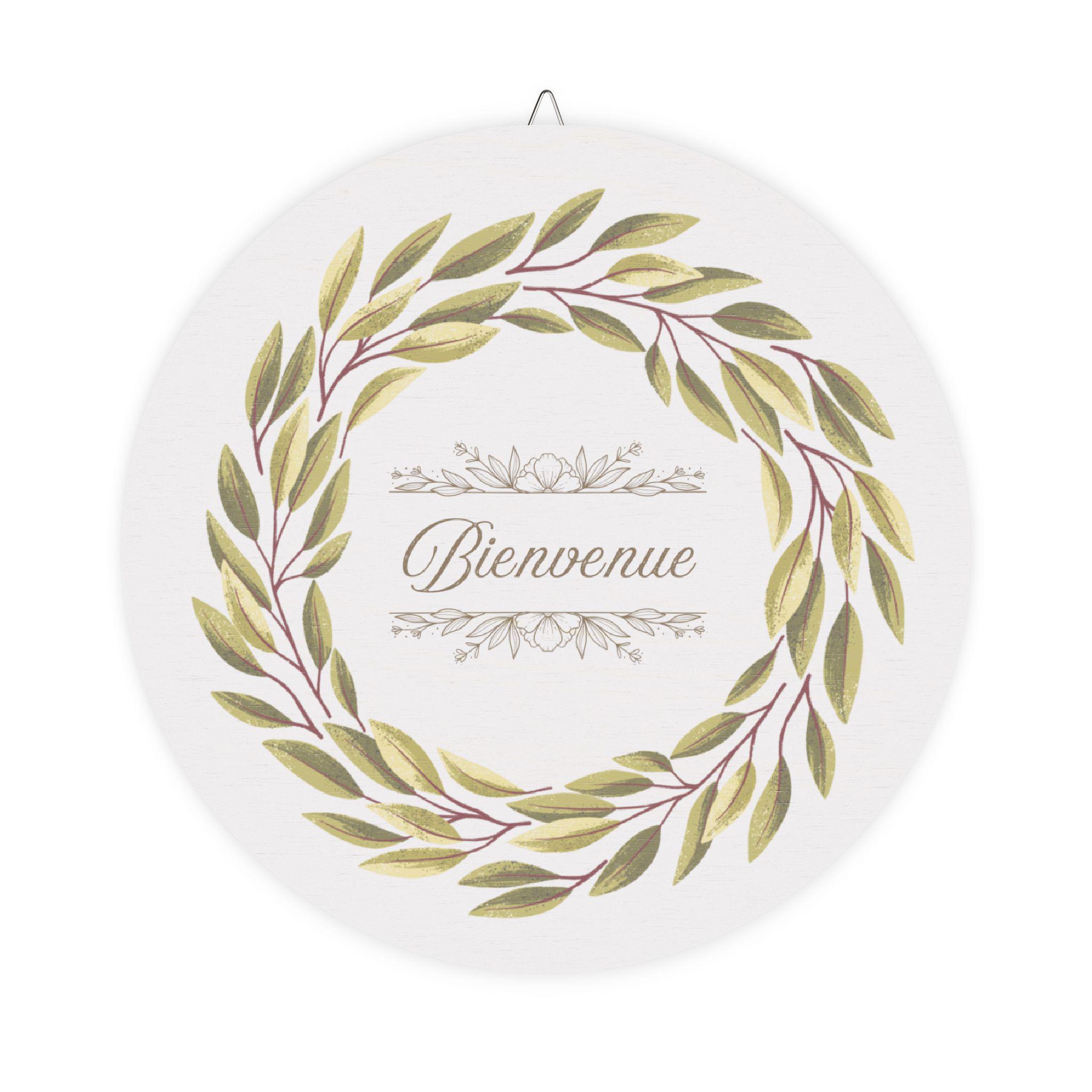 Bienvenue Wooden Welcome Sign: Rustic French Farmhouse Decor - Etsy