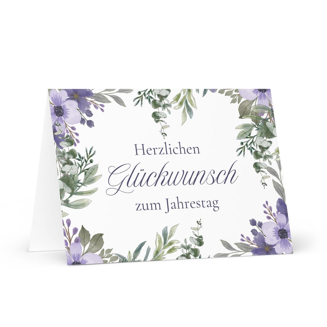 Herzlichen Glckwunsch Zum Jahrestag