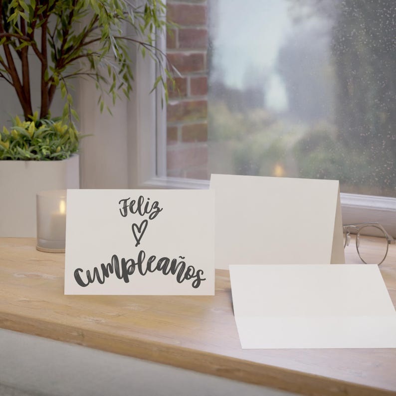 Feliz Cumpleanos Spanish Happy Birthday Card, Greeting Cards, Spanish ...