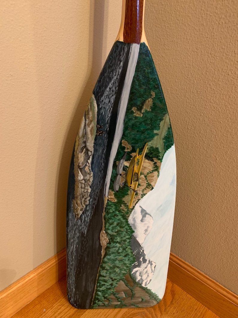 Custom Hand-painted Canoe Paddle - Etsy