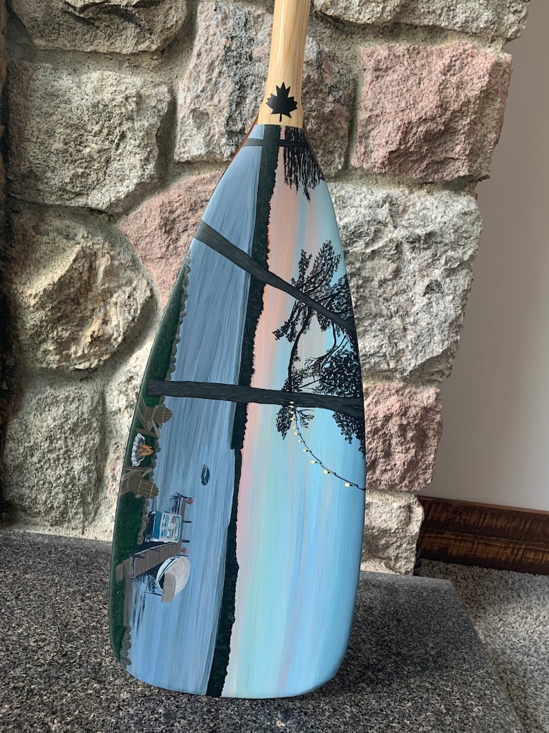 Custom Hand-painted Canoe Paddle - Etsy