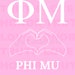 Phi Mu Sorority Print (DIGITAL PRINT) (comes With No Border and Pink ...