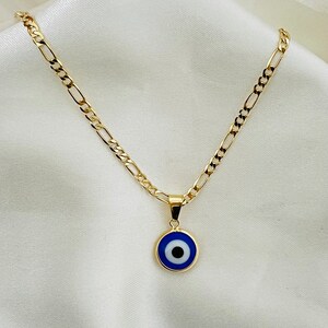 Protection Necklace, Evil Eye Necklace, 18K Gold Filled Evil Eye ...