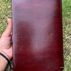 Lotus Flower Gold Embossed Leather Journal Writing Notebook Office ...