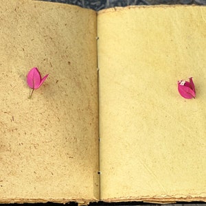Rose Flower Leather Journal Embossed Diary Notebook Sketchbook ...
