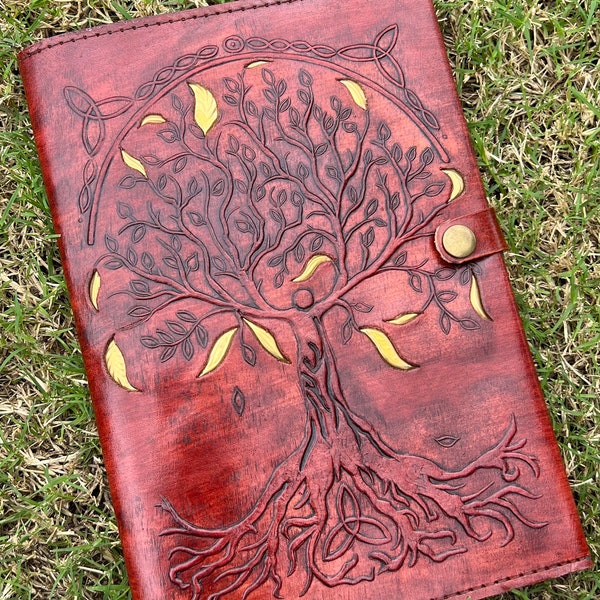 Leather Bound Writing Journal - Etsy