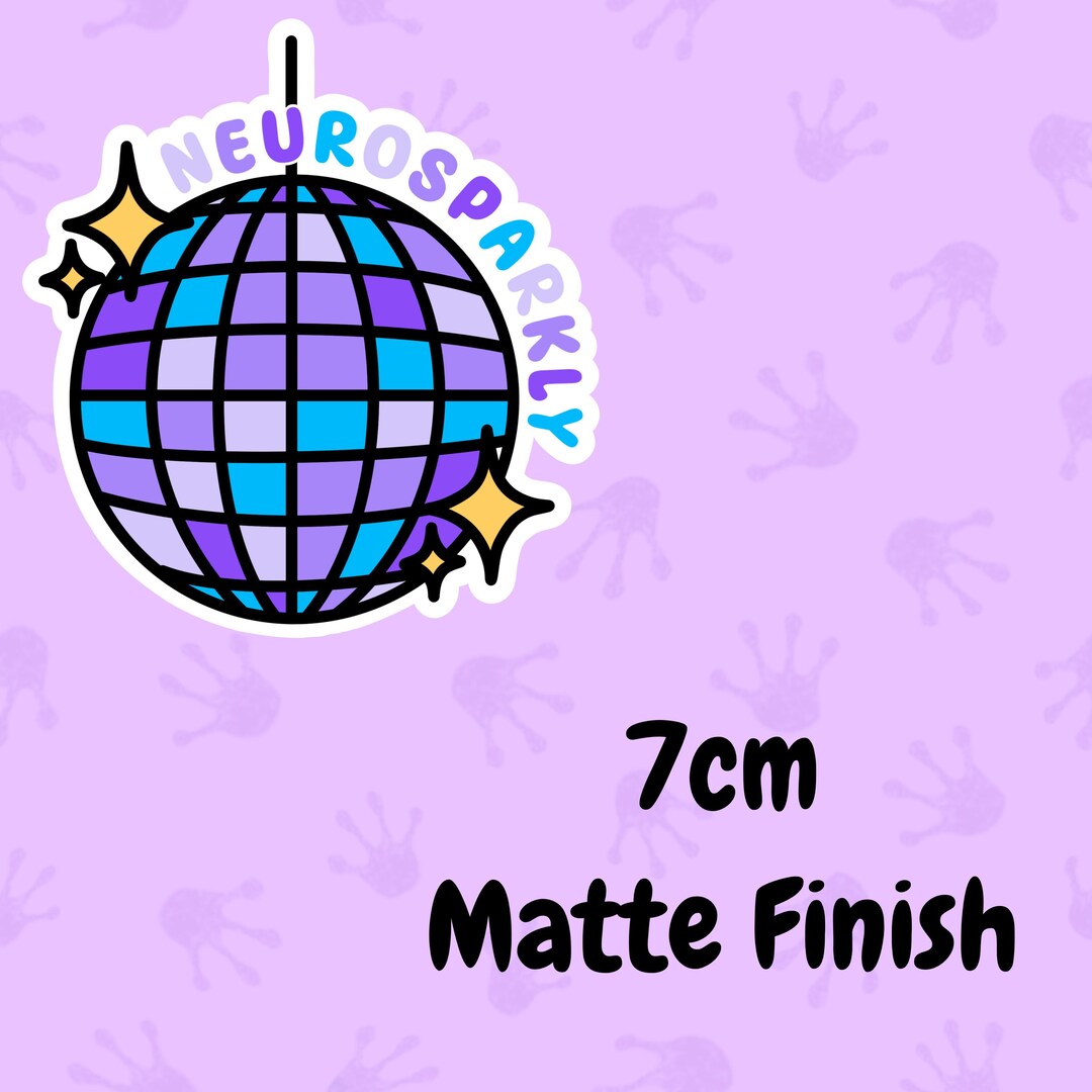 Neurosparkly Sticker - Etsy