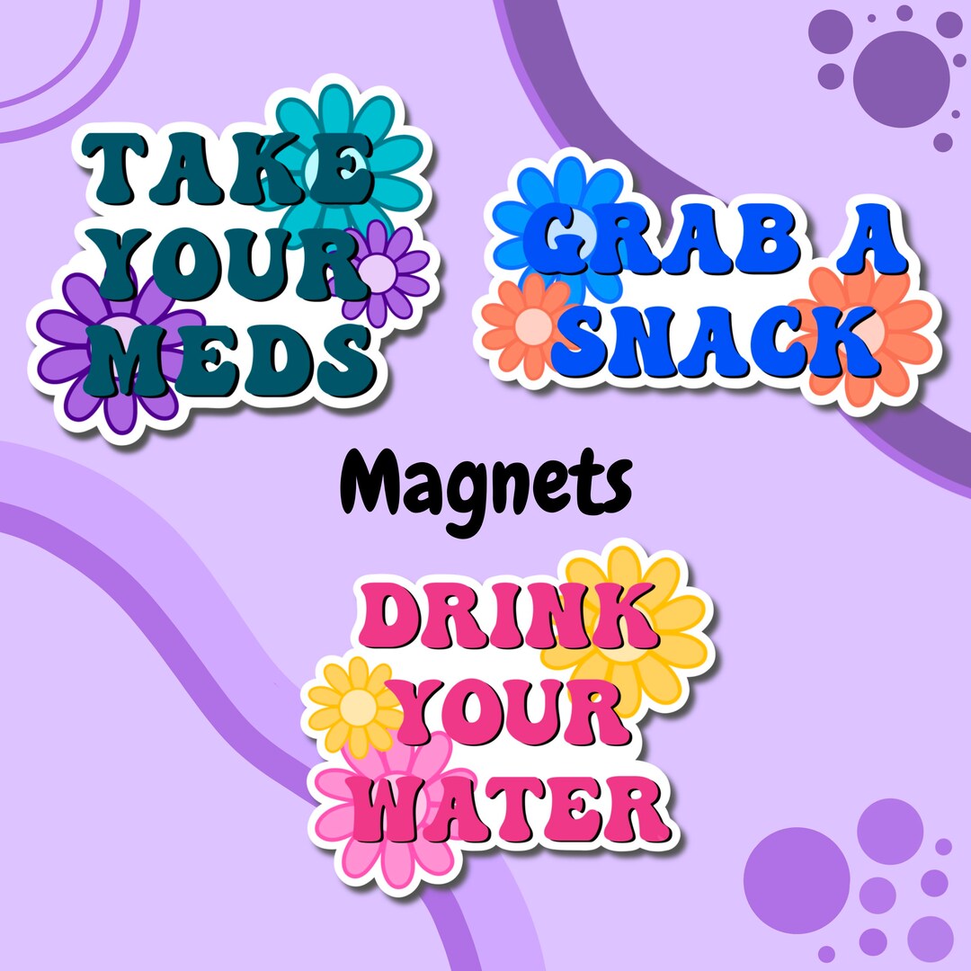 Reminder Magnets // Self Care Magnets - Etsy