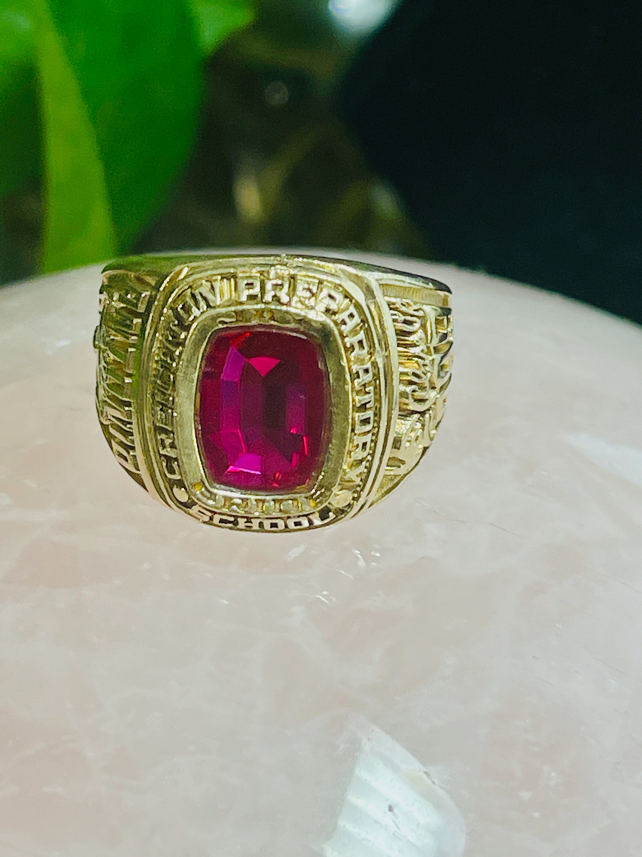 Antique Class Ring 10k Solid Gold Creighton School 1999 - Etsy