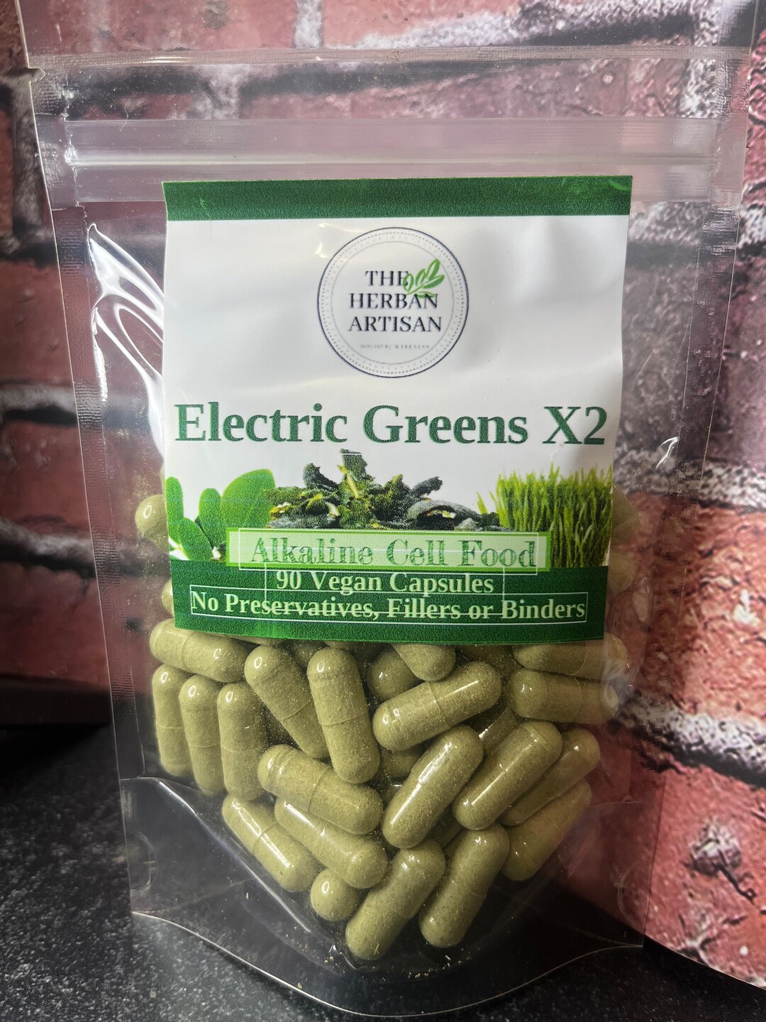 Alkaline Cell Food/electric Greens X2/chlorophyll/real Plant-based Food ...