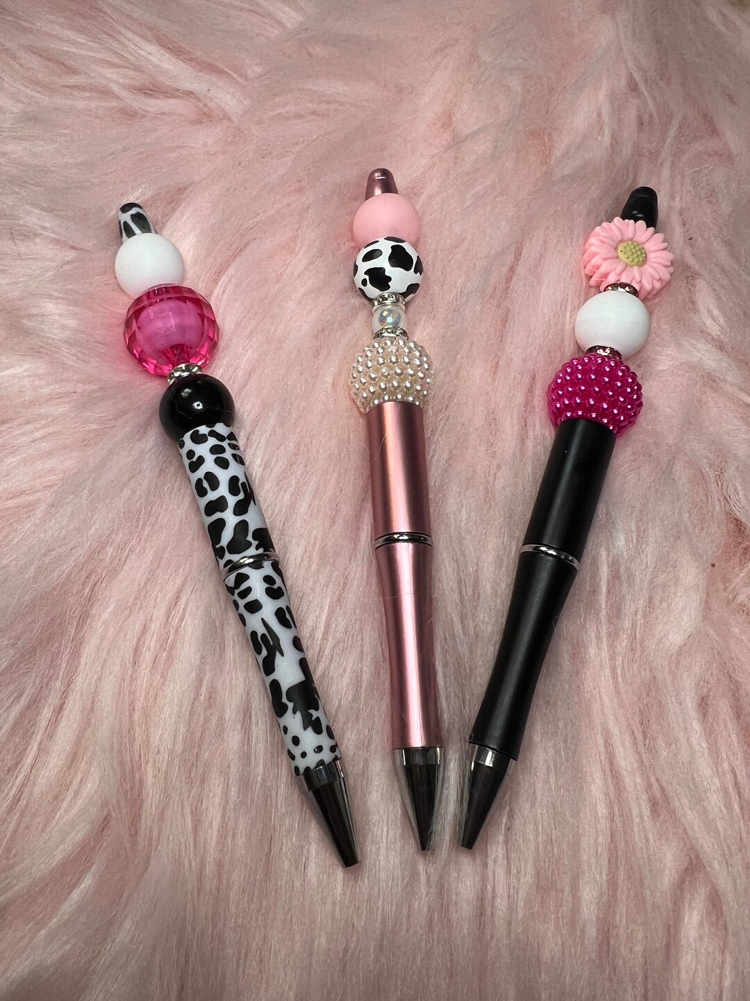 Beaded Ballpoint Pen Set: Decorative Writing Pens, Party Favors - Etsy