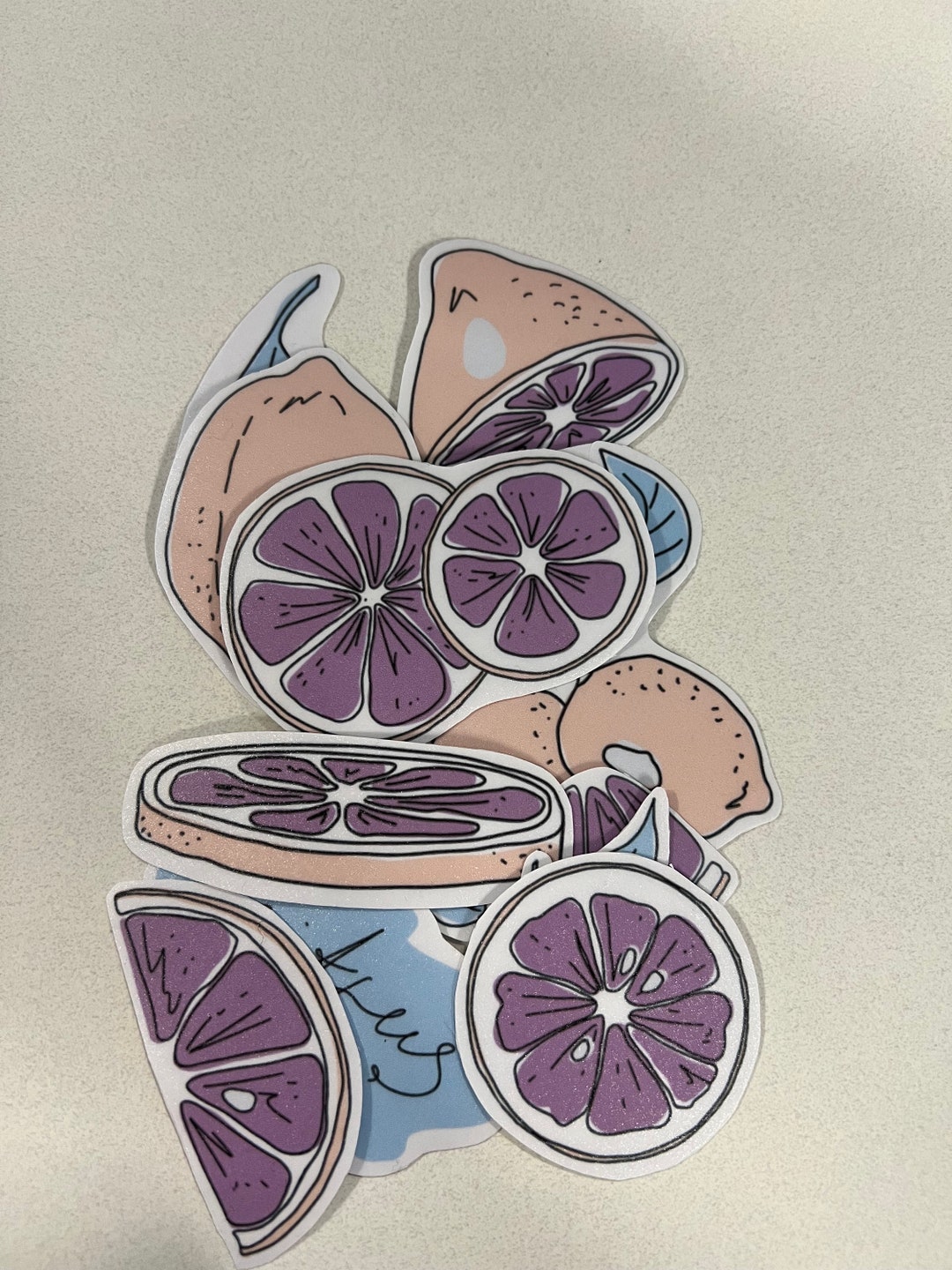 Citrus Stickers, Lemons, Stickers, Yellow Stickers, Sticker Pack - Etsy