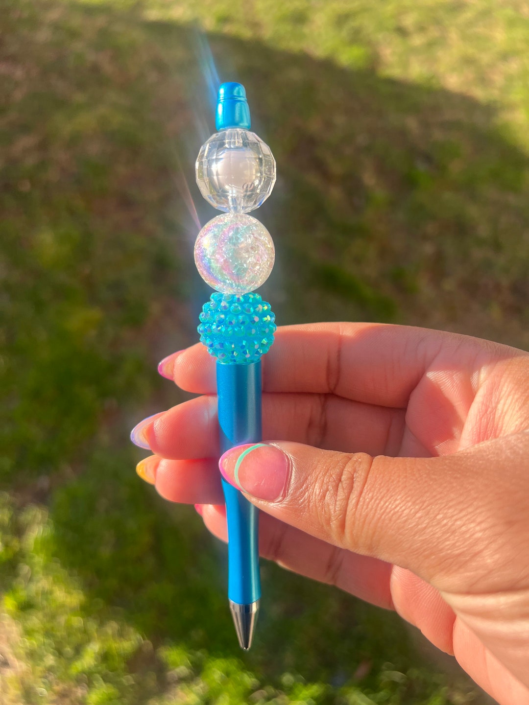 Beaded Pen, Writing Pen, Ballpoint Pen, Party Favor, Gift, - Etsy