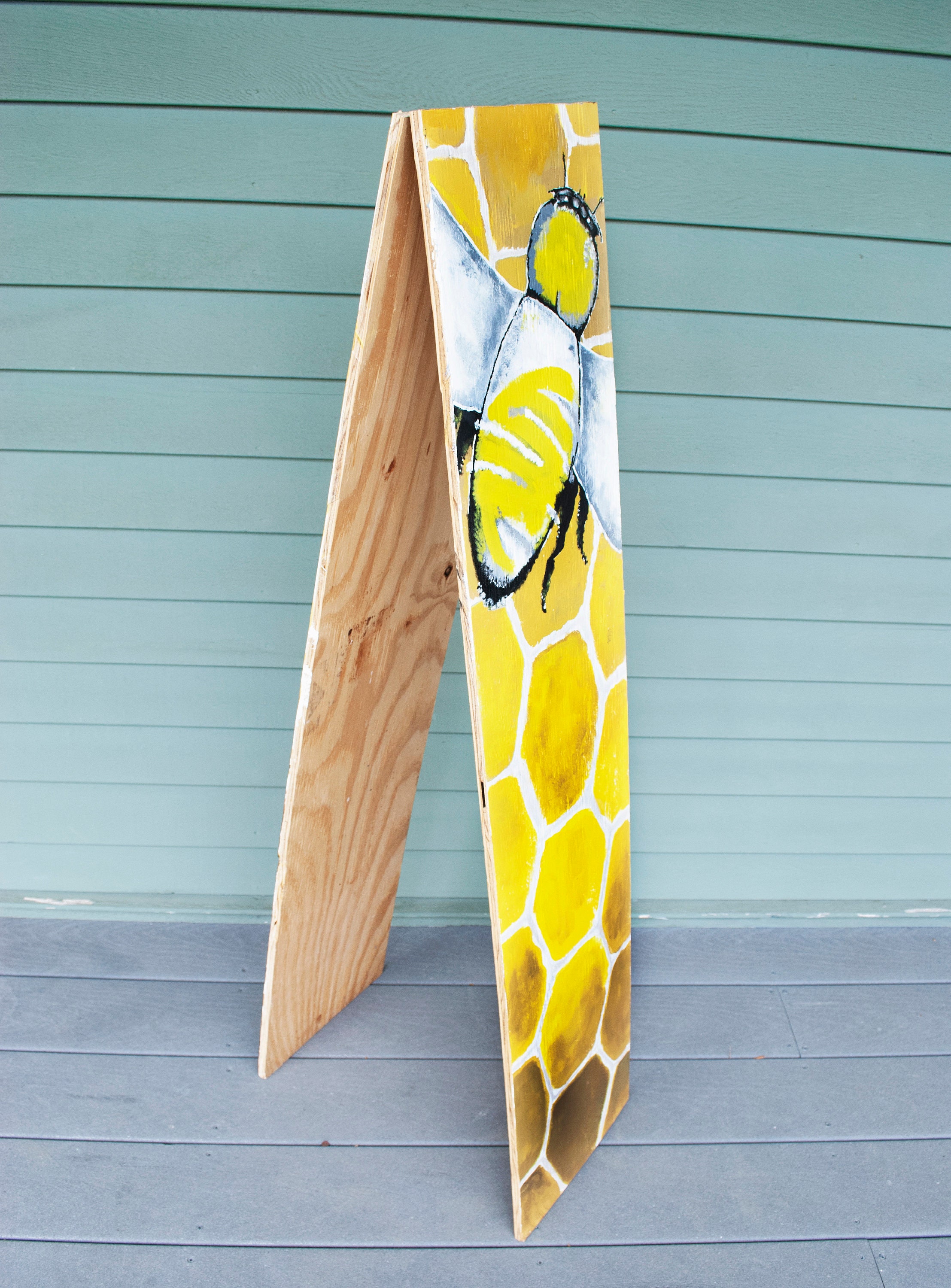 Bee Sign Porch Leaner - Etsy