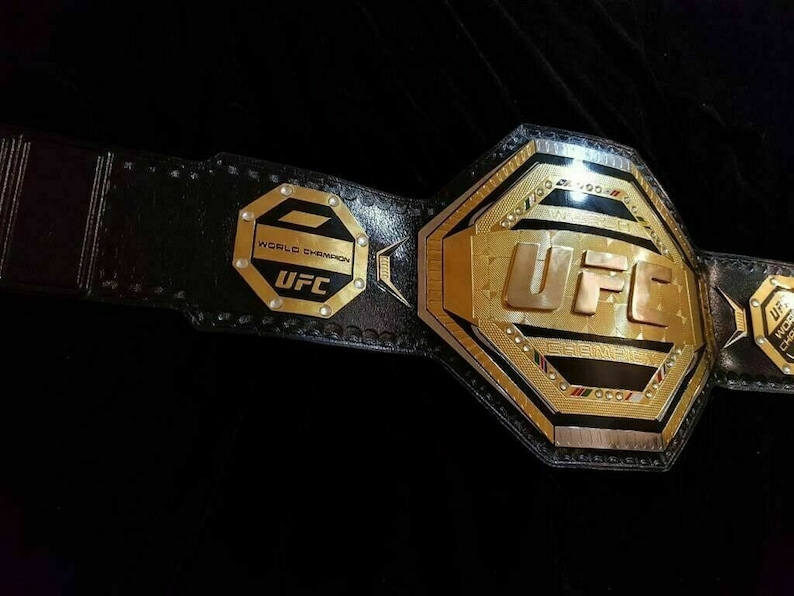 New UFC Championship Belt Real Leather Strap | Etsy