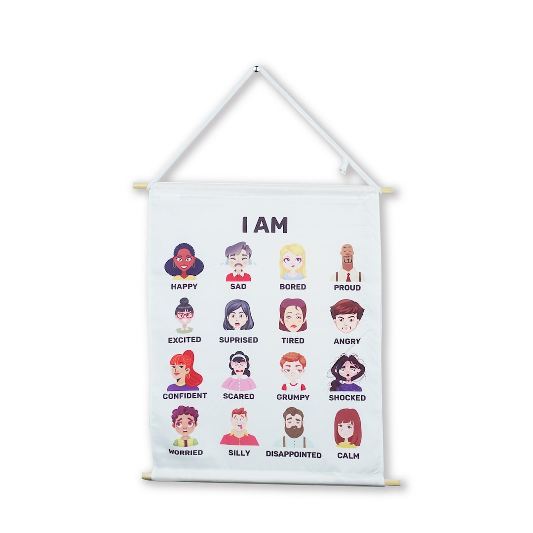 Feelings and Emotions Poster, Feelings and Emotions Chart for Kids ...