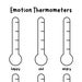 Emotion Thermometers Worksheet for Counseling, for Child Therapy - Etsy
