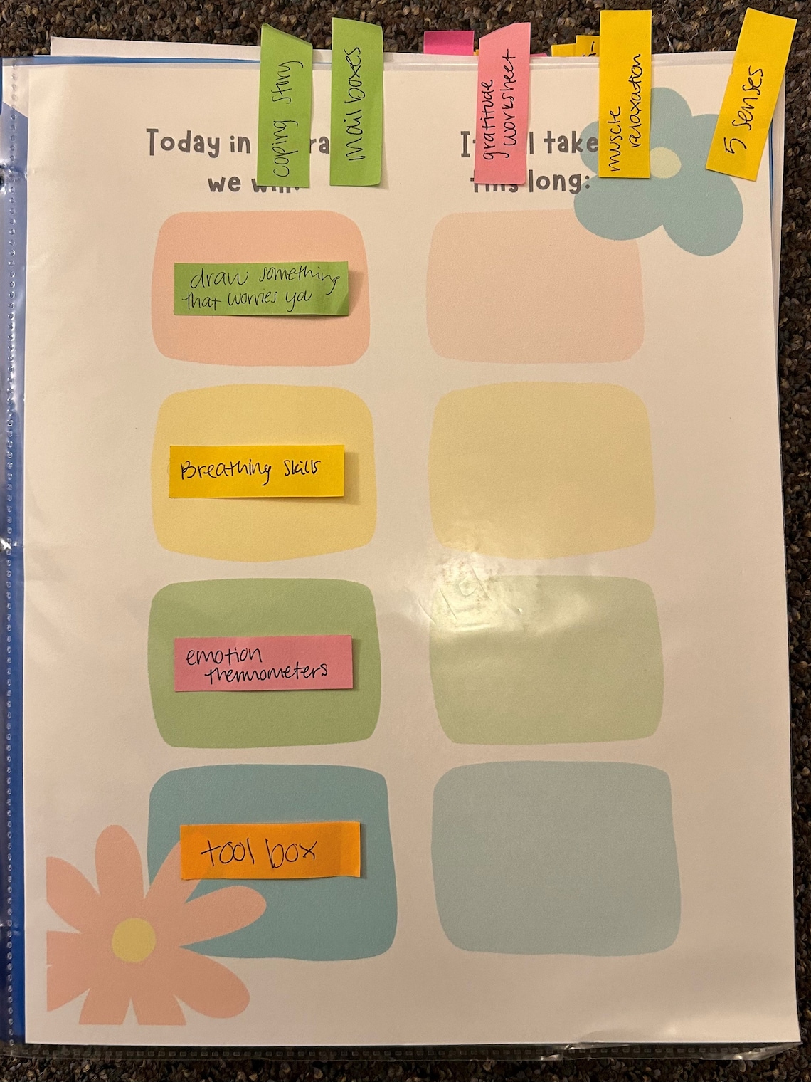 Child Therapy Intake Worksheets Packet - Etsy