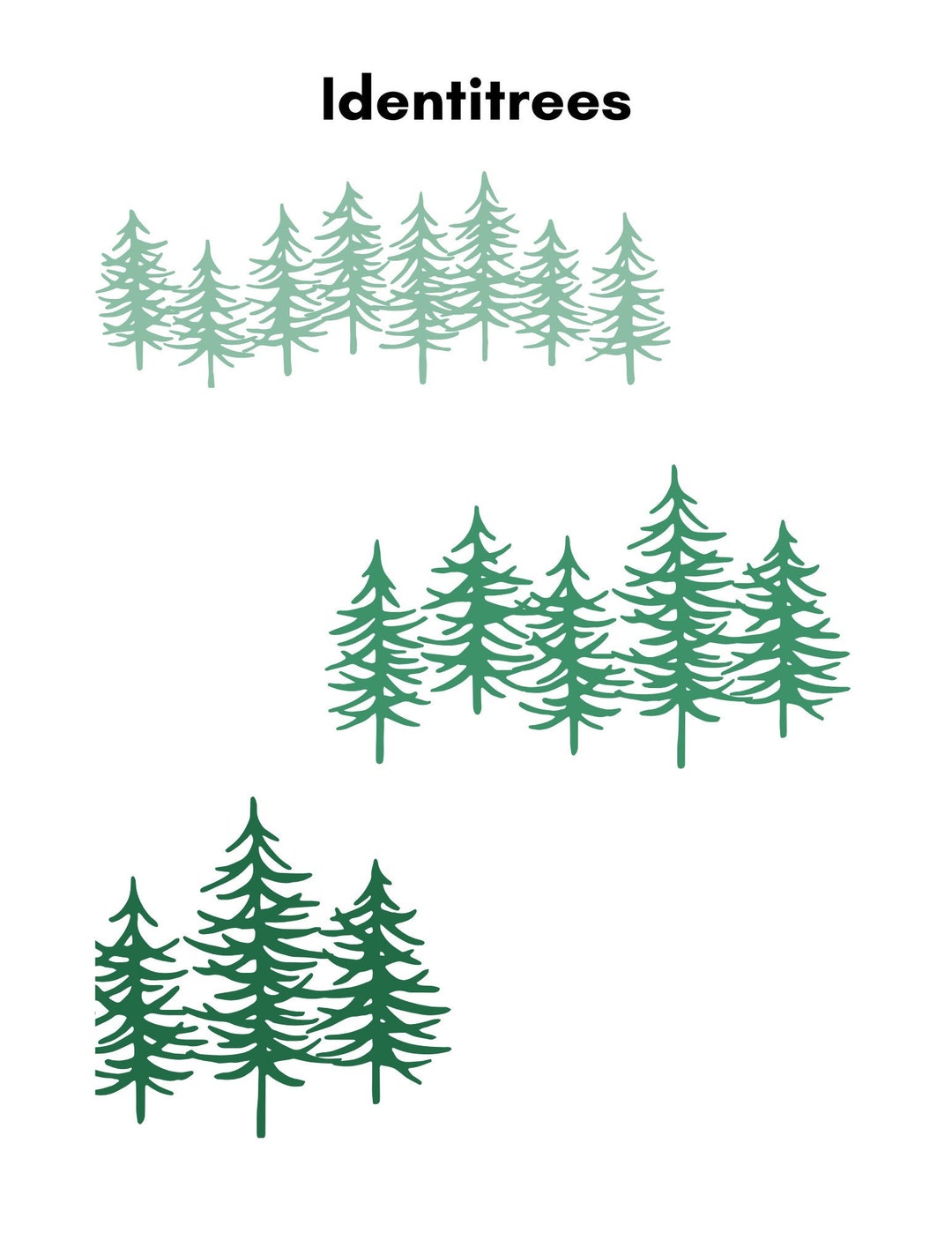 Identitrees - Counseling Worksheet for Self Esteem, Identity - Etsy